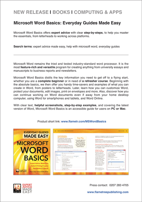 Microsoft Word Basics: Everyday Guides Made Easy