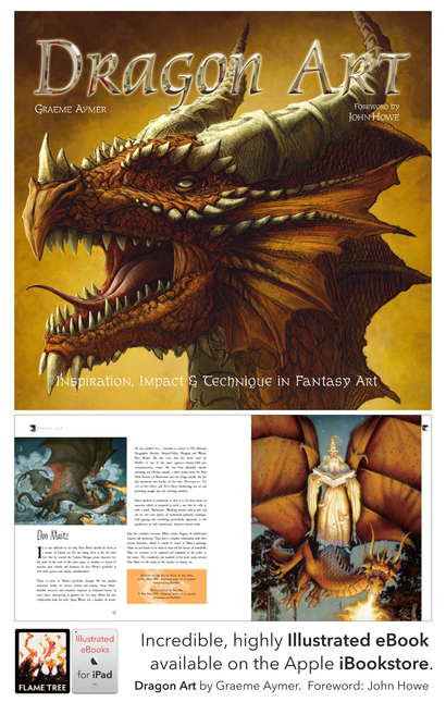 Illustrated eBooks: Dragon Art. iPad Ready.