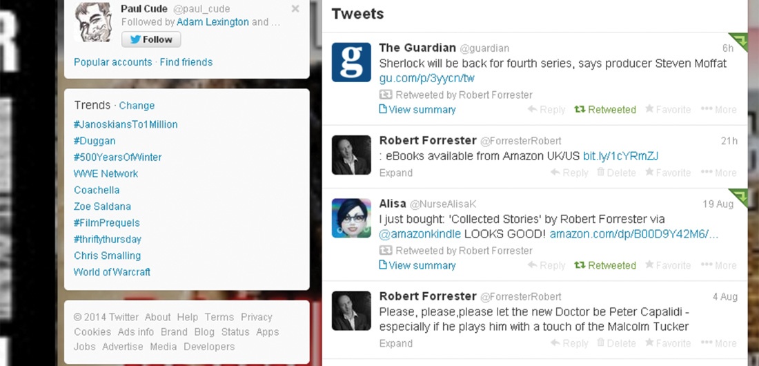 Twitter Made Easy: Following and Being Followed